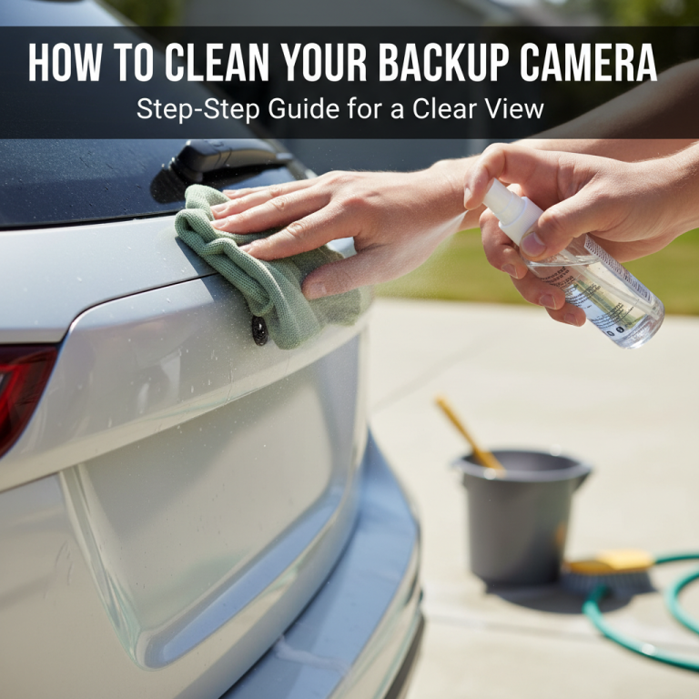 How To Clean Backup Camera: Complete Guide To Maintaining Crystal Clear ...
